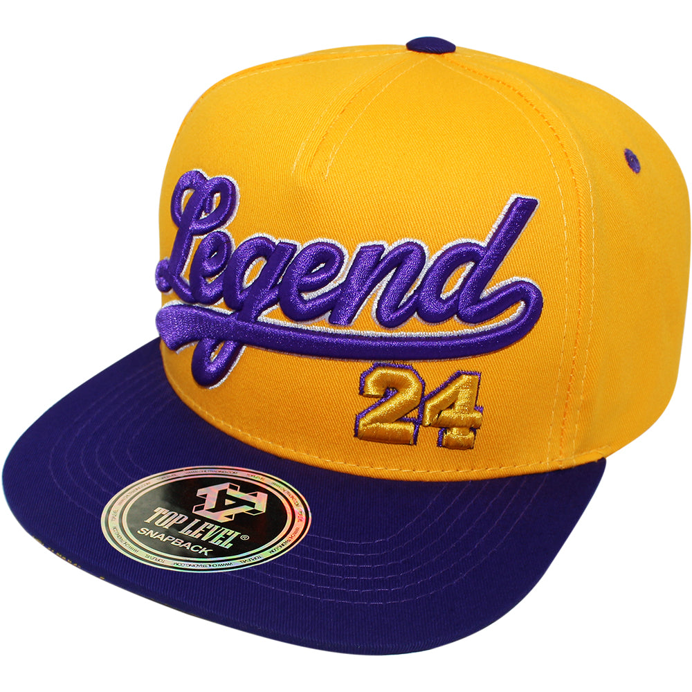 TOP LEVEL : LEGEND | Front Raised Legend 24 Verbiage Design Snapback C